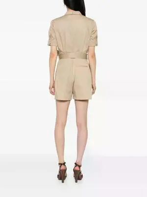 Elie Saab Embroidered Gabardine Jumpsuit