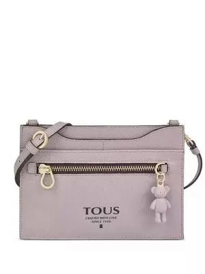 TOUS Bear-charm Zip-top Wallet - Violet