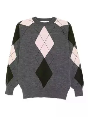 Toga Argyle Knit Jumper