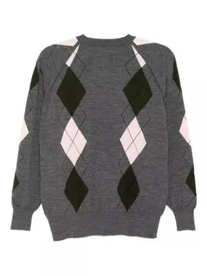 Toga Argyle Knit Jumper