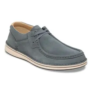 BIRKENSTOCK Pasadena Suede Leather Moccasins - Basalt Gray