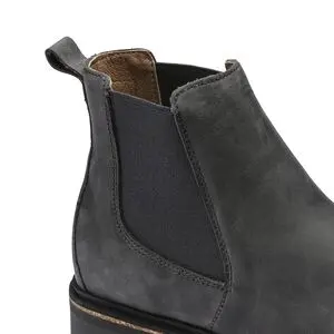 BIRKENSTOCK Stalon Leather Chelsea Boots - Graphite