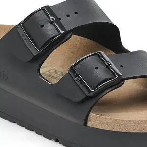BIRKENSTOCK Arizona Flex Platform Birko-flor - Black