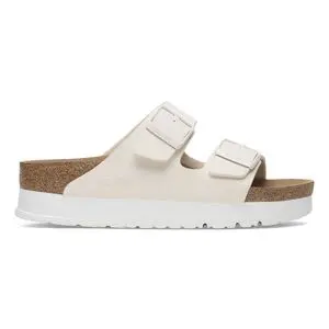 BIRKENSTOCK Arizona Flex Platform Birko-flor - Eggshell