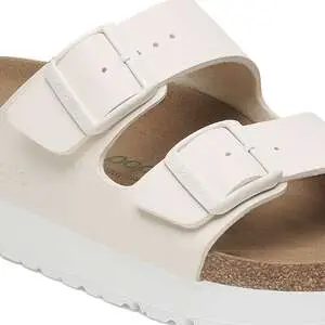 BIRKENSTOCK Arizona Flex Platform Birko-flor - Eggshell