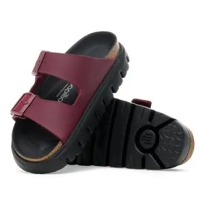 BIRKENSTOCK Arizona Chunky Birko-flor Sandals - Zinfandel