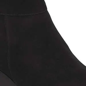 BIRKENSTOCK Ebba Suede Ankle Boots - Black/black