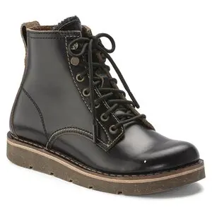 BIRKENSTOCK Birmingham Lace-up Ankle Boots - Black