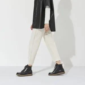 BIRKENSTOCK Birmingham Lace-up Ankle Boots - Black