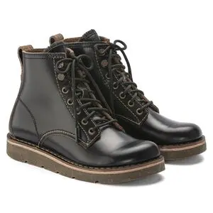 BIRKENSTOCK Birmingham Lace-up Ankle Boots - Black
