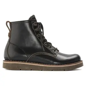 BIRKENSTOCK Birmingham Lace-up Ankle Boots - Black