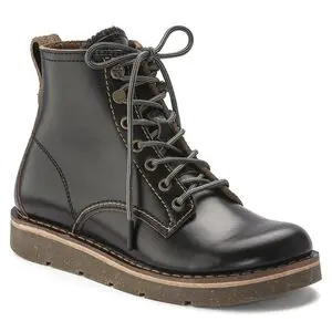 BIRKENSTOCK Birmingham Lace-up Ankle Boots - Black