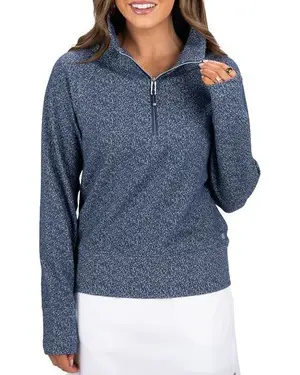 BLACK CLOVER Chloe Q-zip Sweatshirt - Navy