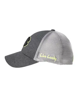BLACK CLOVER Luck Series Trucker Cap - Black