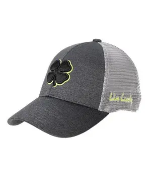 BLACK CLOVER Luck Series Trucker Cap - Black