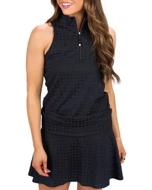 BLACK CLOVER Lynx Sleeveless Polo - Black