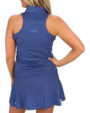 BLACK CLOVER Lynx Sleeveless Polo - Navy