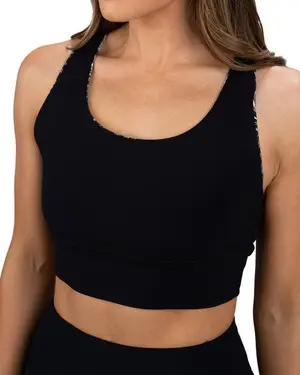 BLACK CLOVER Tykee Reversible Sports Bra - Black