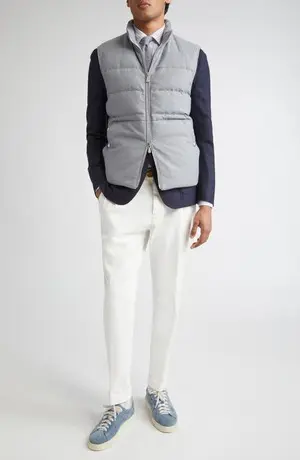 Eleventy Wool Down Puffer Vest
