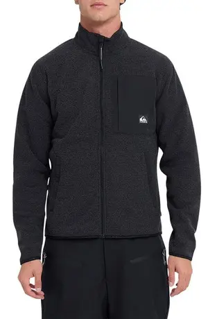 Quiksilver Front Zip Jacket - Black