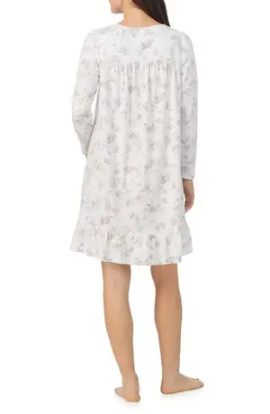 Eileen West Long Sleeve Short Cotton Nightgown