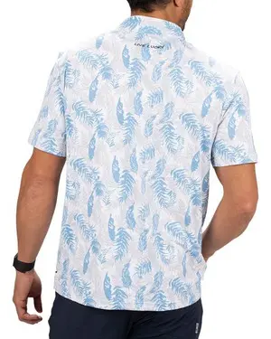 BLACK CLOVER Hidden Clover Polo - Blue