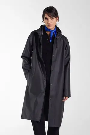 Stutterheim Stockholm Long Hooded Raincoat