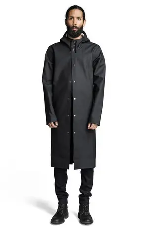 Stutterheim Stockholm Long Hooded Raincoat
