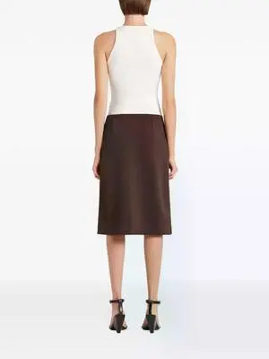 COURREGES Straight-cut Pencil Skirt