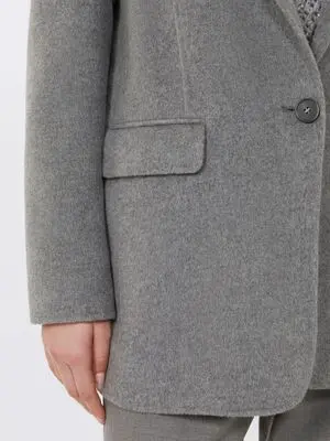 Max Mara Wool And Silk Double-cloth Blazer