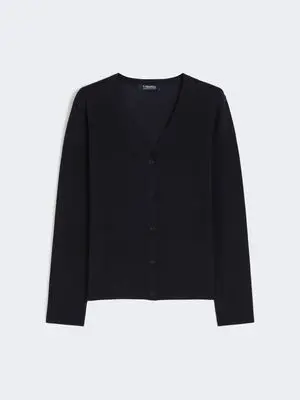 Max Mara Wool Yarn Cardigan - Ultramarine