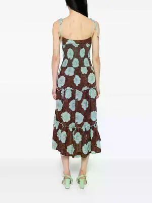 Free People Adriel Midi Dress In Floral Print