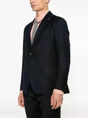 Tagliatore Two-button Wool Blazer - Blue