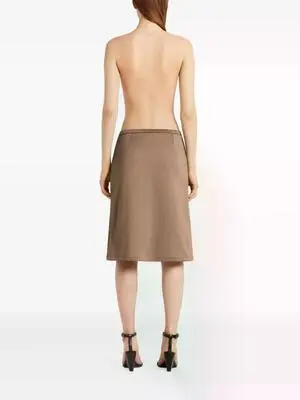 COURREGES Straight-cut Pencil Skirt