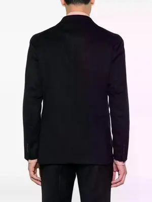 Tagliatore Double-breasted Patch-pocket Blazer - Blue