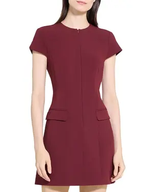 Theory Tailored Zip Front Dress