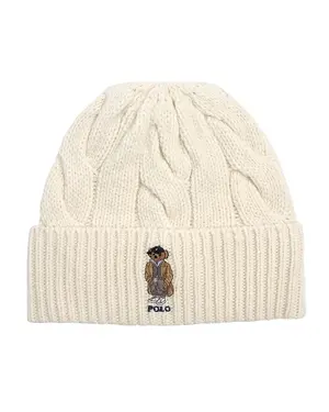 Polo Ralph Lauren Fall Bear Beanie - Cream