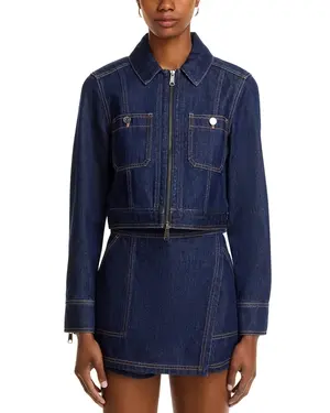 Veronica Beard Patty Denim Jacket - Indigo Rinse