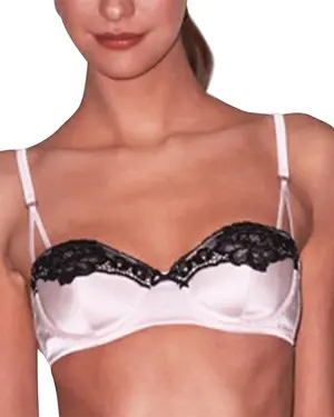 Fleur Du Mal Eve Balconette Bra - Baby Rose