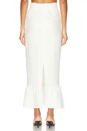 Posse Matilda Column Skirt - Cream