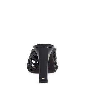 GIUSEPPE ZANOTTI Mya Cage 90 Woven Mules