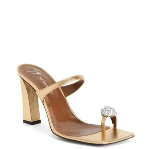 GIUSEPPE ZANOTTI Icon Ring 90 Sandals - Gold