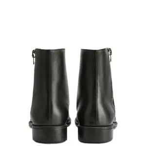 GIUSEPPE ZANOTTI Leather Ankle Boots - Black