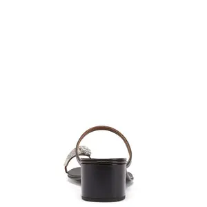 GIUSEPPE ZANOTTI Icon Ring 40 Sandal - Black