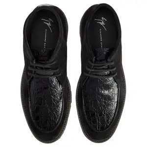 GIUSEPPE ZANOTTI Rivaux High Lace-up Ankle Boots - Black