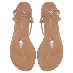 GIUSEPPE ZANOTTI Anyelle Thong Sandals - Beige