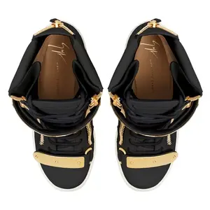 GIUSEPPE ZANOTTI Coby Wedge Sneakers - Black