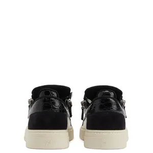 GIUSEPPE ZANOTTI Low-top Leather Sneakers - Black
