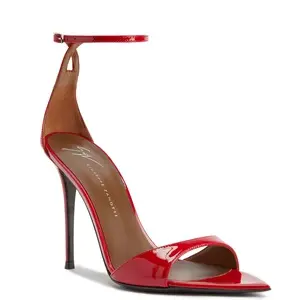 GIUSEPPE ZANOTTI Intriigo 105 Patent Leather Sandals - Red