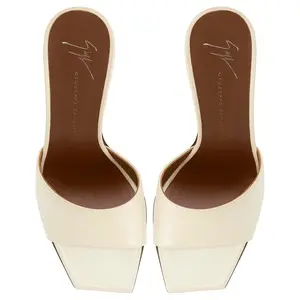 GIUSEPPE ZANOTTI Talia 90 Mule - Beige